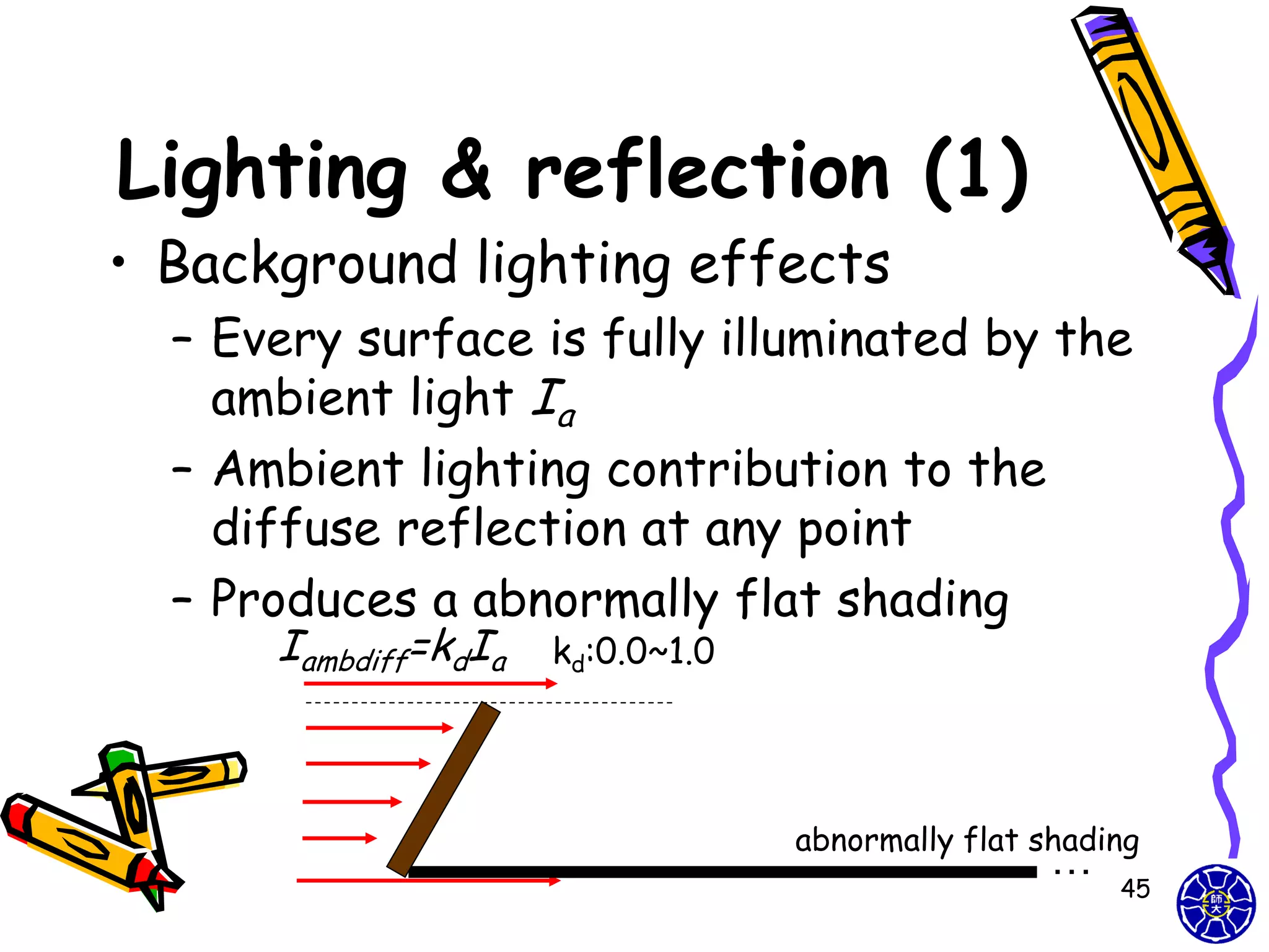 Cg Opengl Surface Detectionilluminationrendering Models Course 9 Pdf