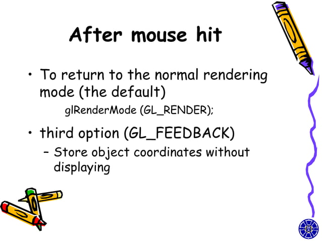 Cg Opengl Surface Detectionilluminationrendering Models Course 9 Ppt