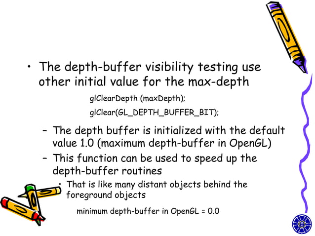 Cg Opengl Surface Detectionilluminationrendering Models Course 9 Ppt