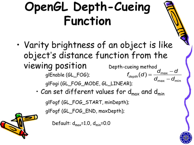 Cg Opengl Surface Detectionilluminationrendering Models Course 9 Ppt