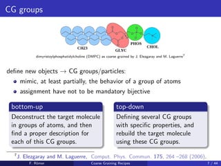 From Atomistic to Coarse Grain Systems - Procedures & Methods | PDF