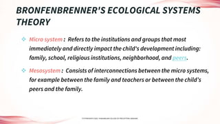 THEORIES OF CHILD DEVELOPMENT | PPTX