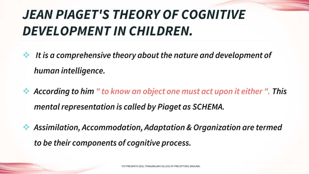 THEORIES OF CHILD DEVELOPMENT | PPTX | Daycare and Pre-School | Parenting
