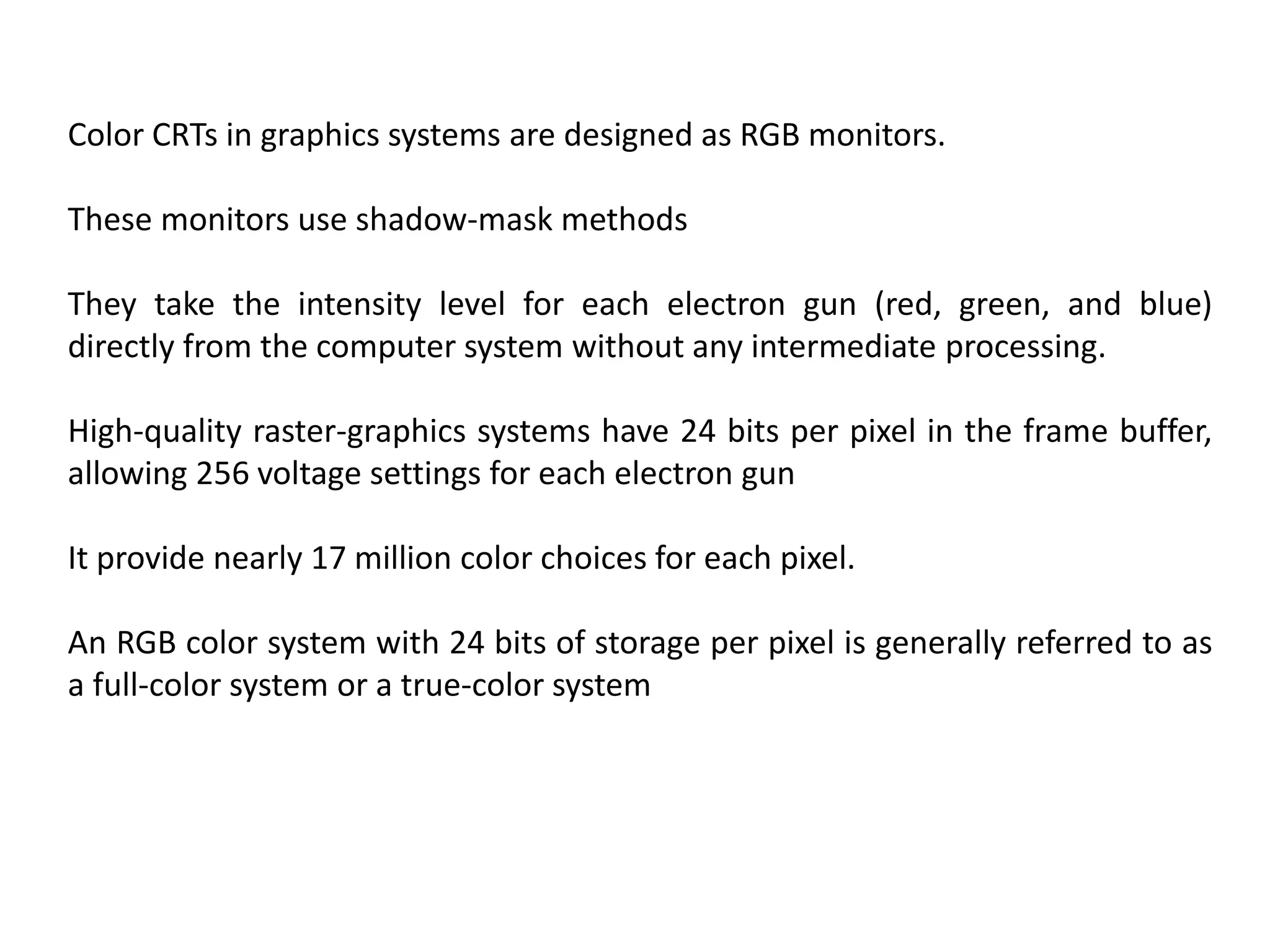 CG03 Random Raster Scan displays and Color CRTs.ppsx