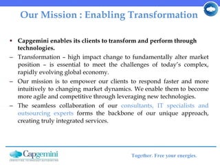 Capgemini - A MNC | PPT