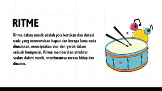 Unsur unaur musik dan pembagian musik ritmis dan musik melodis | PDF