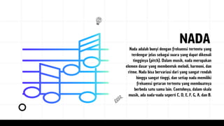 Unsur unaur musik dan pembagian musik ritmis dan musik melodis | PDF
