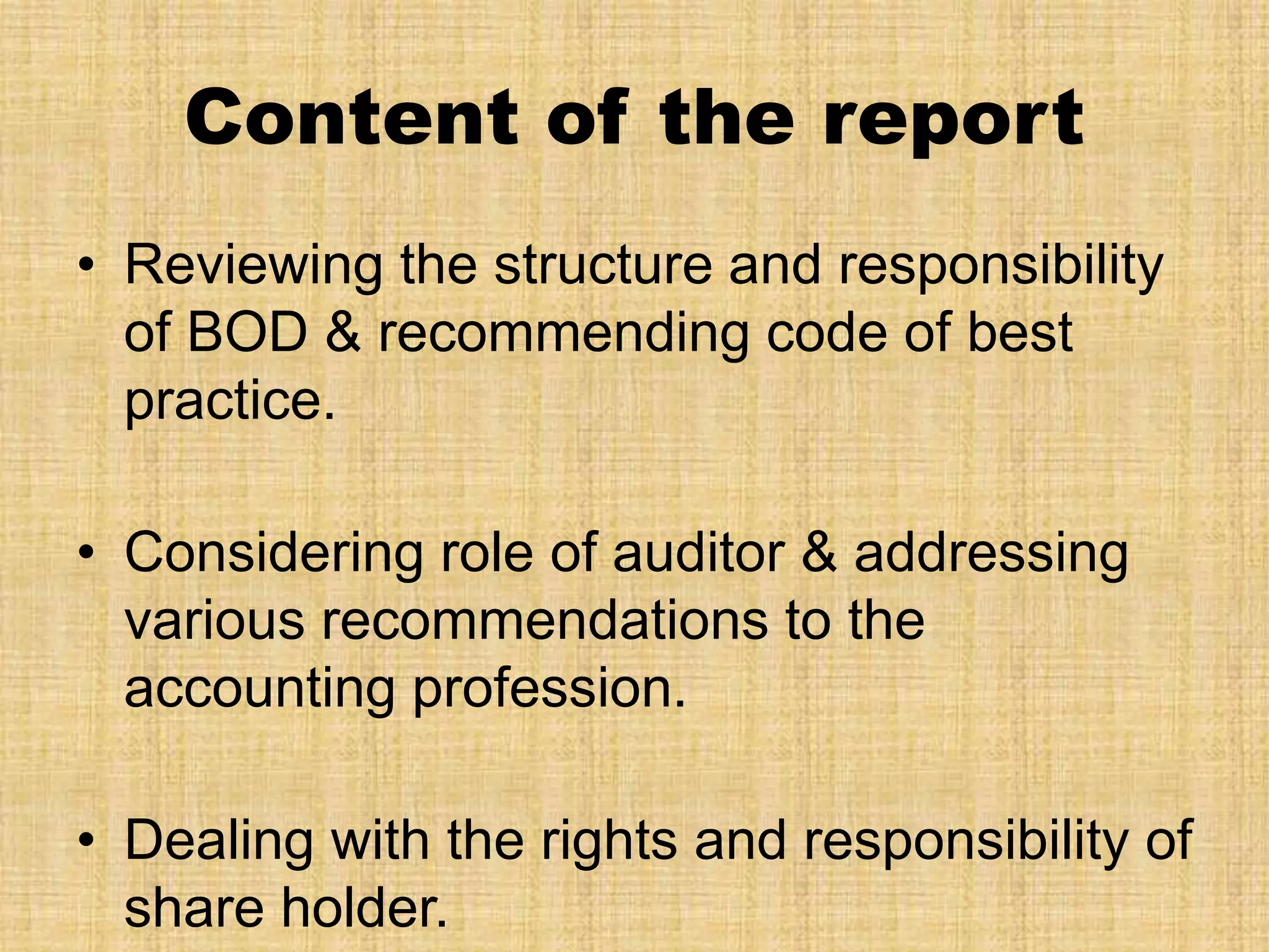 CORPORATE GOVERNANCE COMMITTEES | PPTX