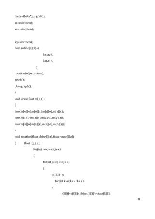 computer graphics practicals | PPT