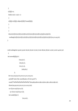 computer graphics practicals | PPT