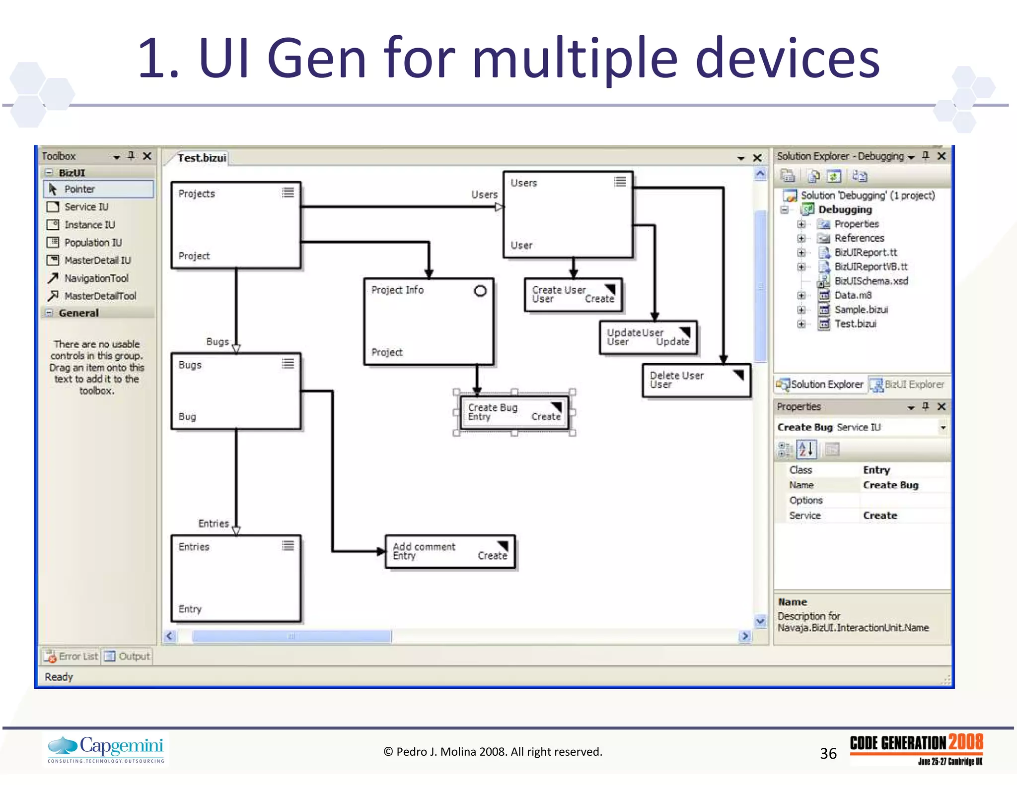 MDD: Models, frameworks, & code generation | PPT
