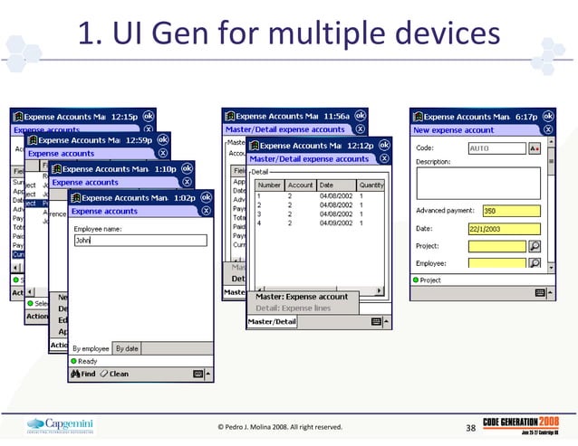 MDD: Models, frameworks, & code generation | PPT