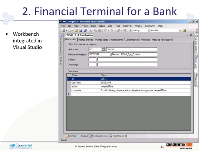 MDD: Models, frameworks, & code generation | PPT