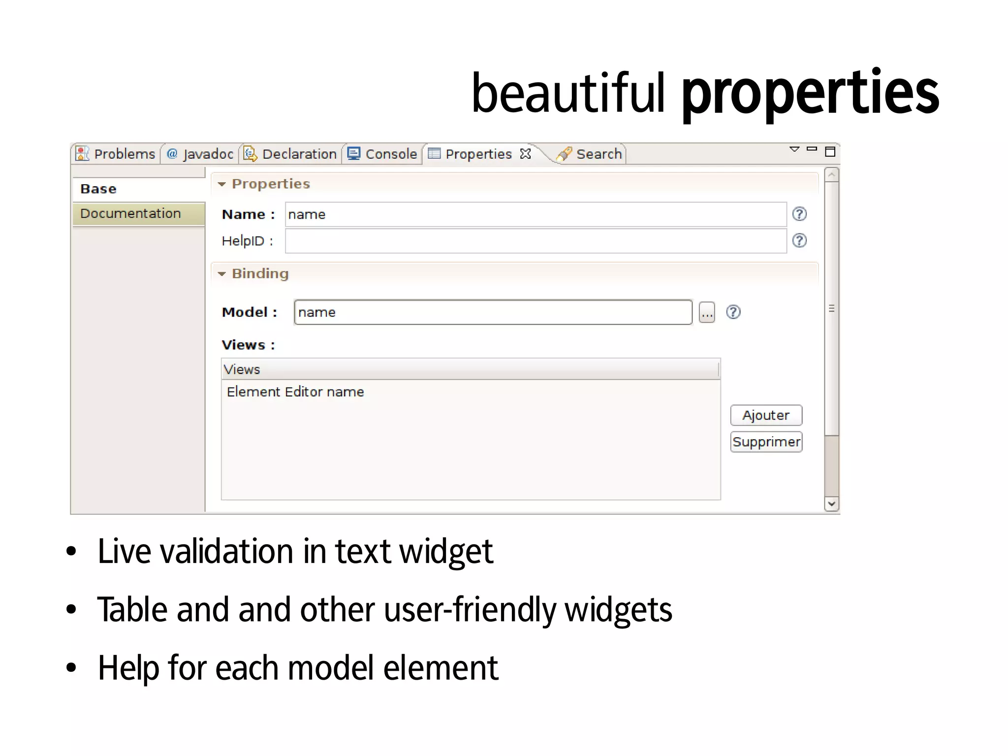 Mixing Diagram, Tree, Text, Table and Form editors to build a kick-ass ...