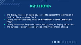 DISPLAY DEVICES-CRT | PPTX