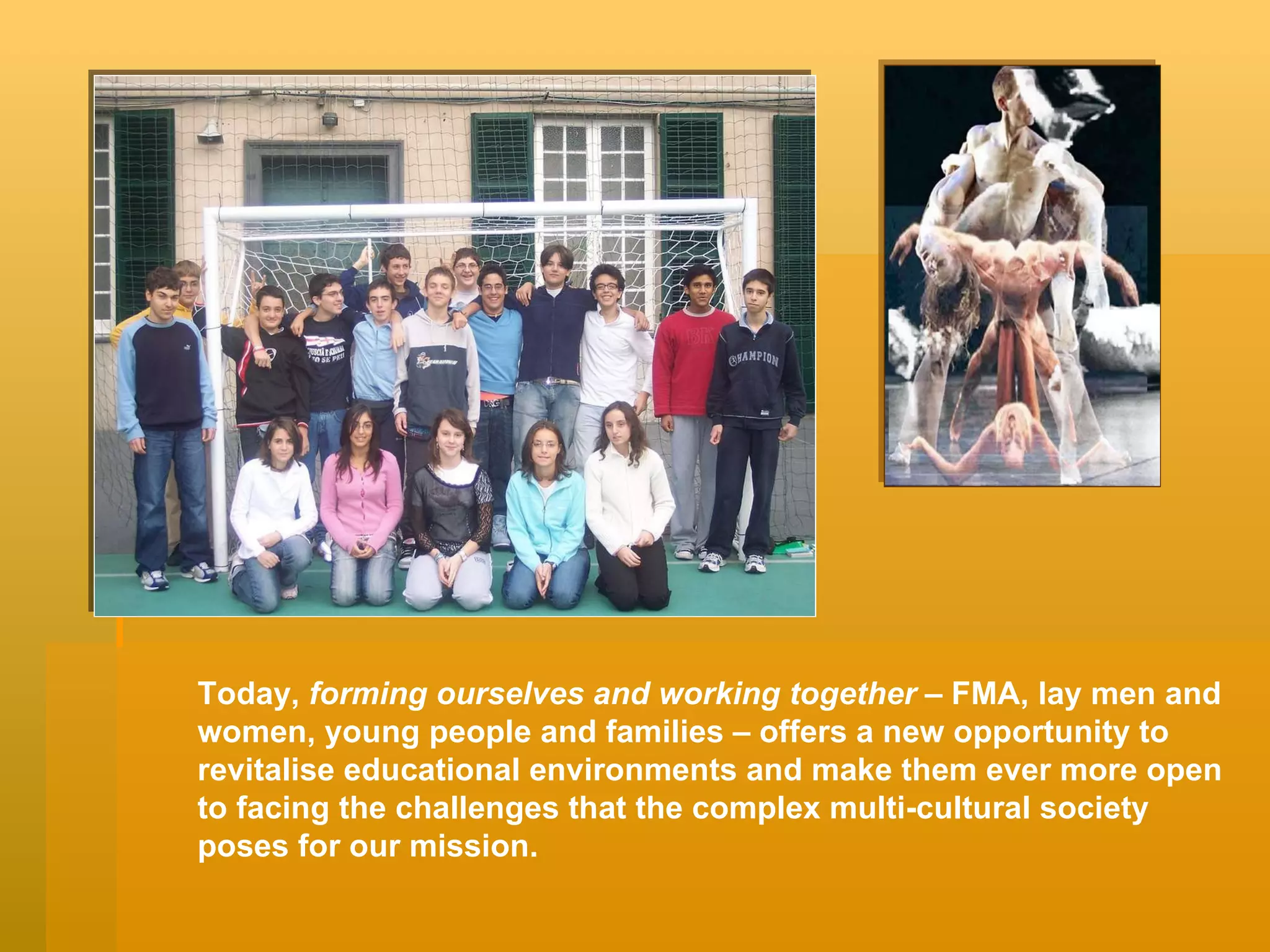 General Chapter part 5: THE EDUCATING COMMUNITY | PPT