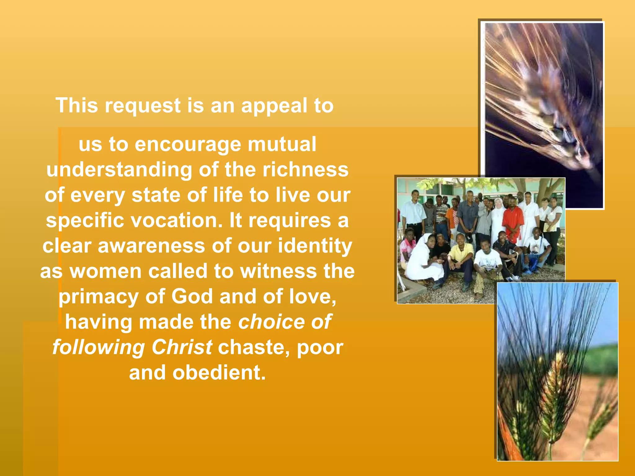 General Chapter part 5: THE EDUCATING COMMUNITY | PPT