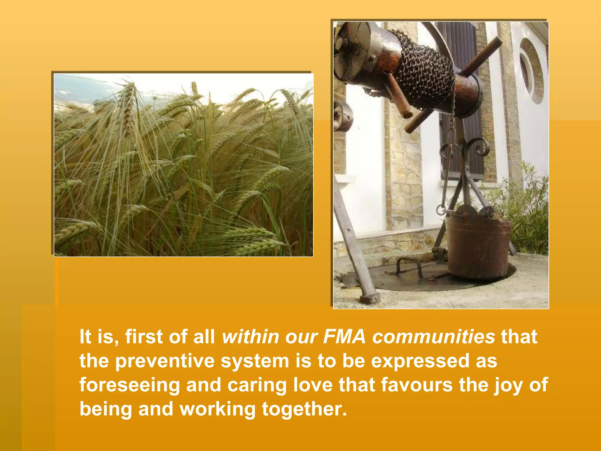 General Chapter part 5: THE EDUCATING COMMUNITY | PPT