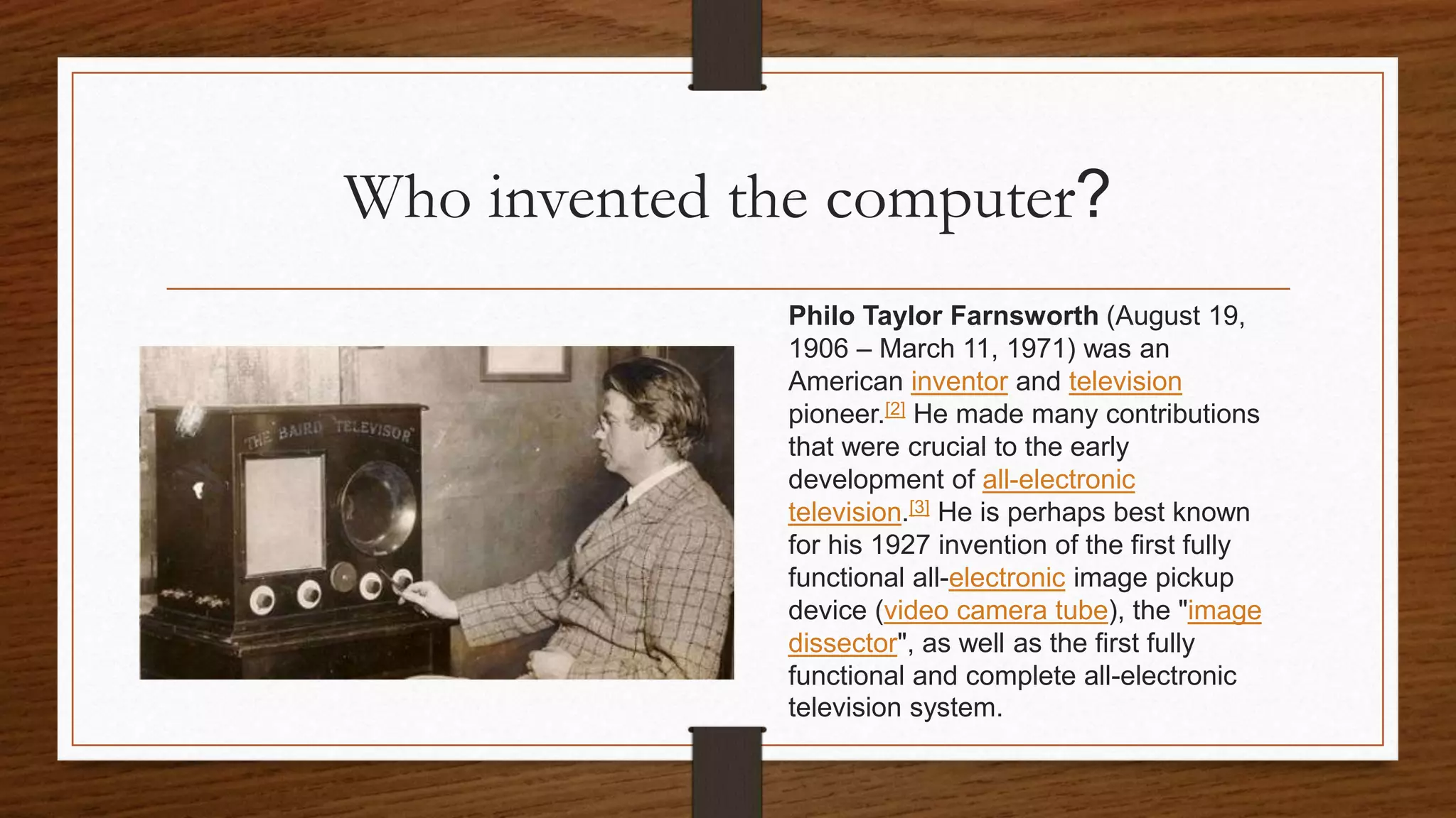 The television | PPTX