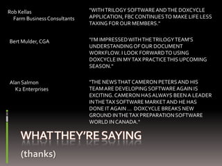 DoxCycle Introduction (Trilogy Software) | PPTX