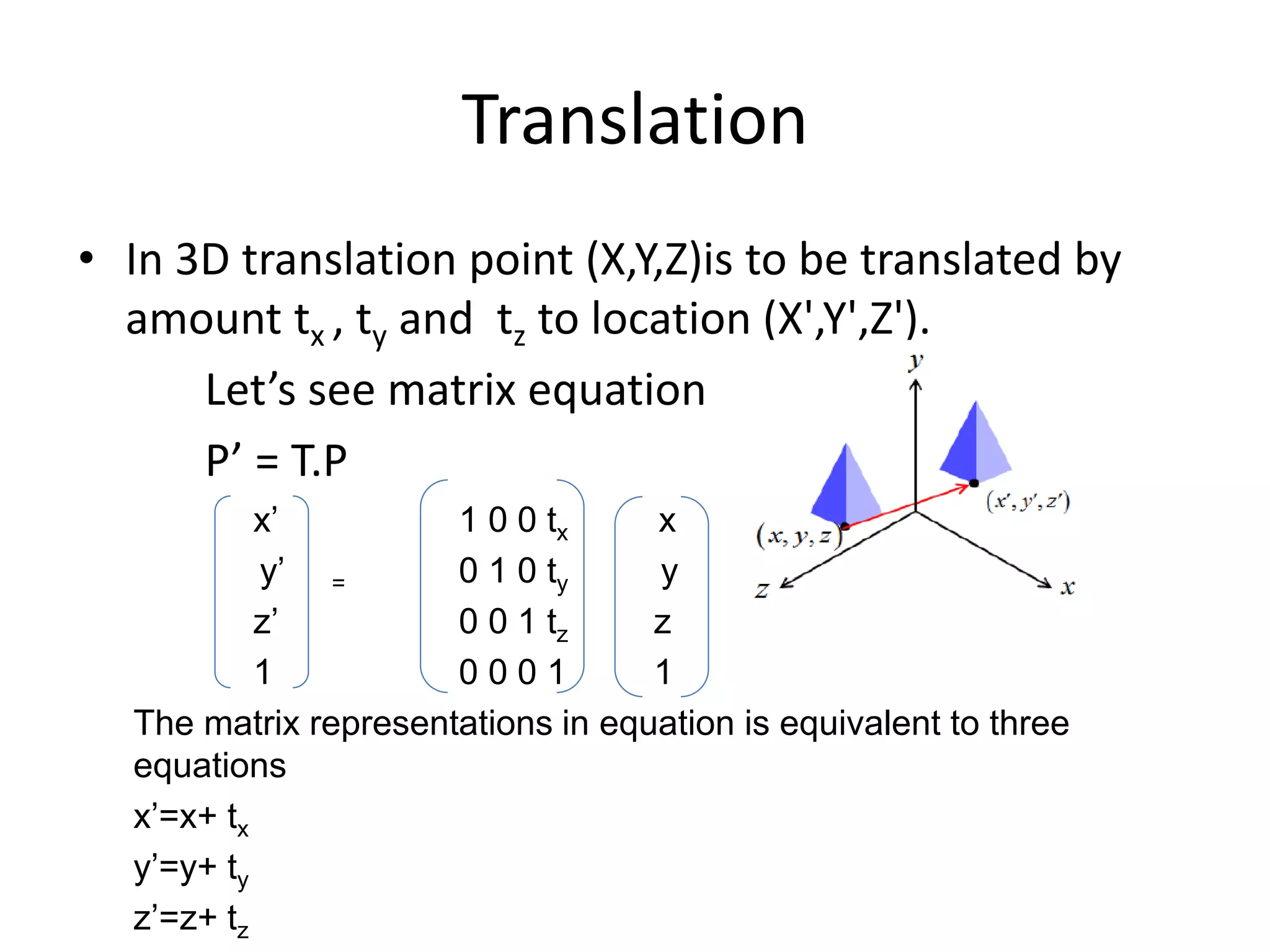 3D transformation and viewing | PDF