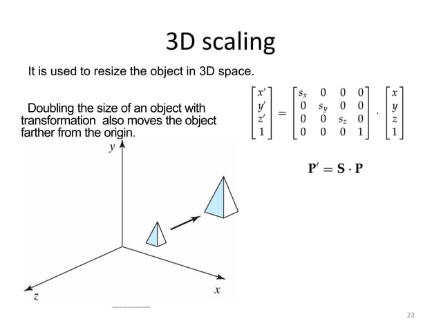 3d Transformation And Viewing Ppt