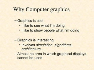 Computer Graphics Applications | PPT