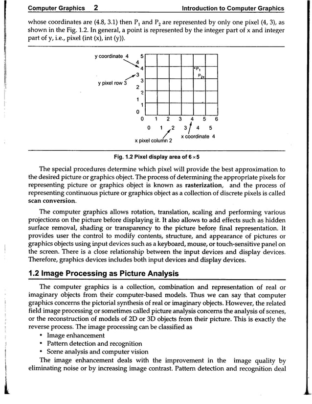 Computer Graphics Notes (B.Tech, KUK, MDU) | PDF
