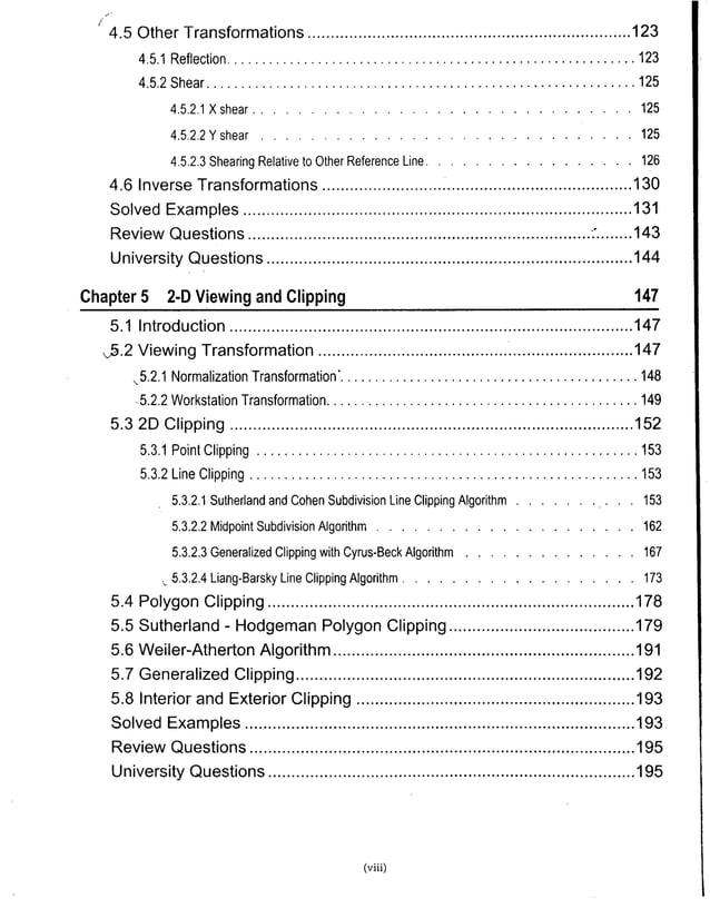 Computer Graphics Notes (B.Tech, KUK, MDU) | PDF