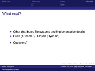 Distributed File Systems: An Overview | PDF | Operating Systems | Computer Software and Applications