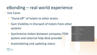 eBonding with Cherwell (abbreviated version) | PPT