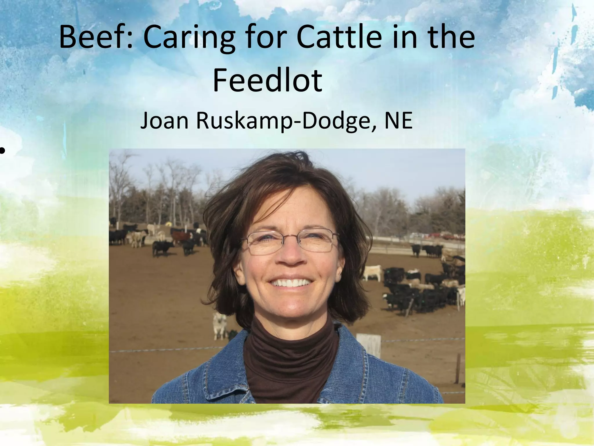 Care for Cattle in a Feedlot | PPT