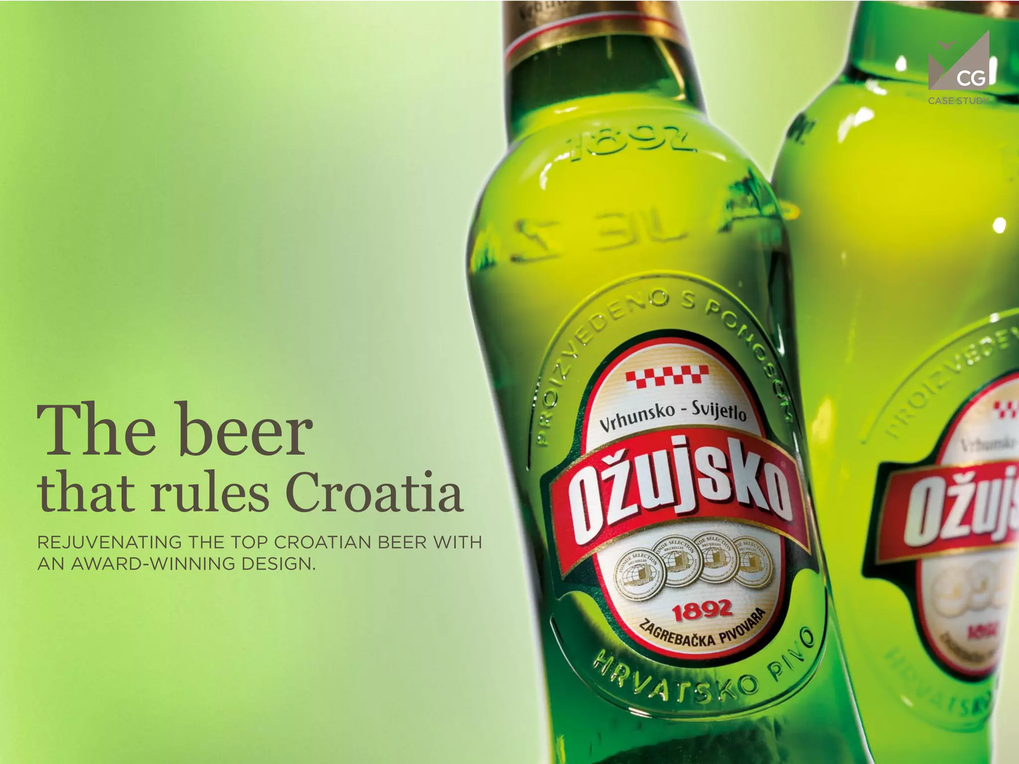 Ozujsko New bottle awarded design | PPT