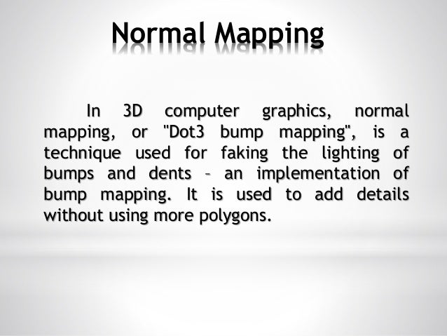 Normal Mapping / Computer Graphics - IK