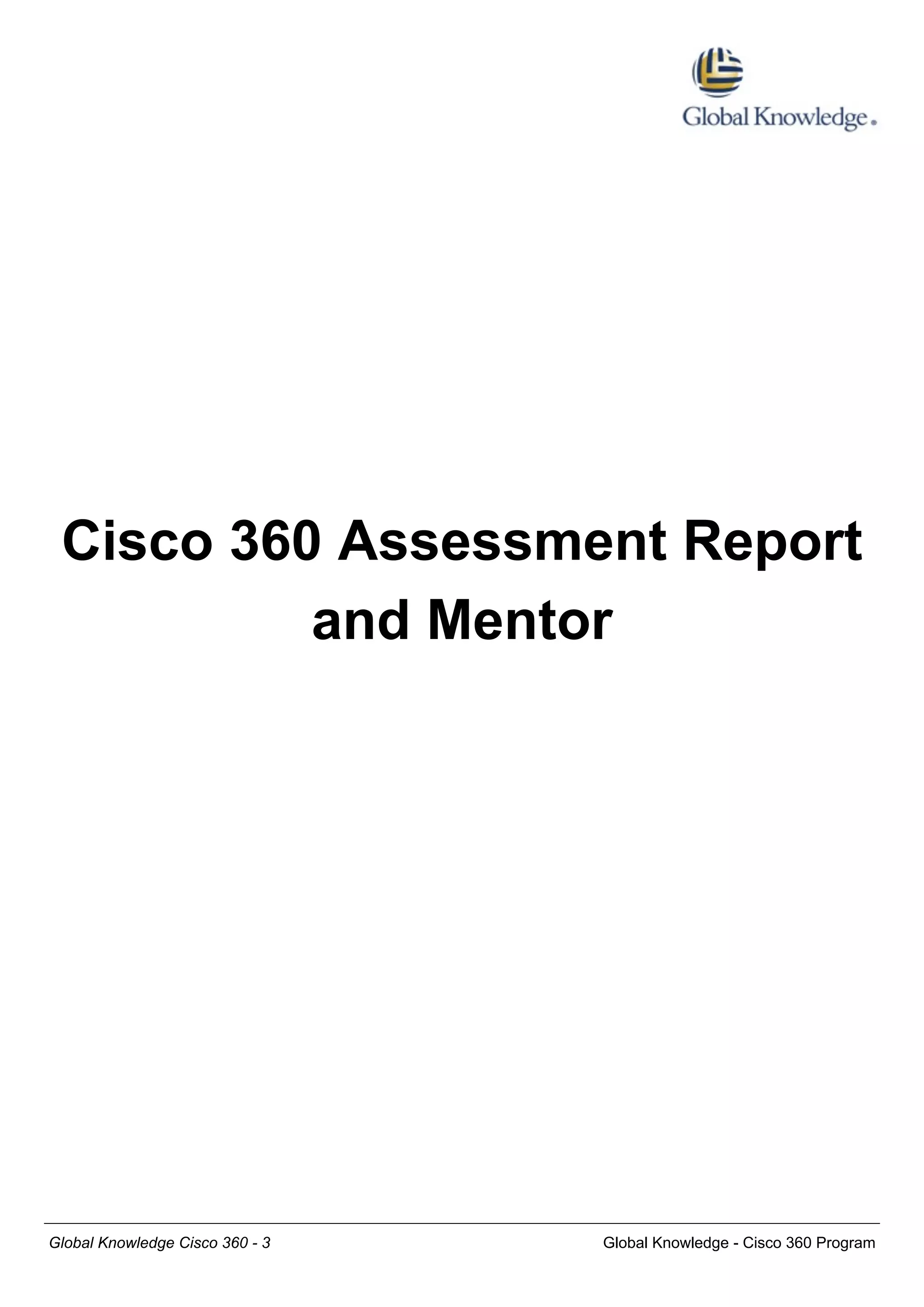How to use the Cisco360 Mentor | PDF