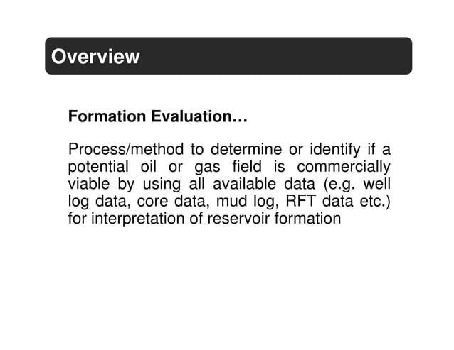 formation evaluation chapter 1 | PDF | Geology | Science