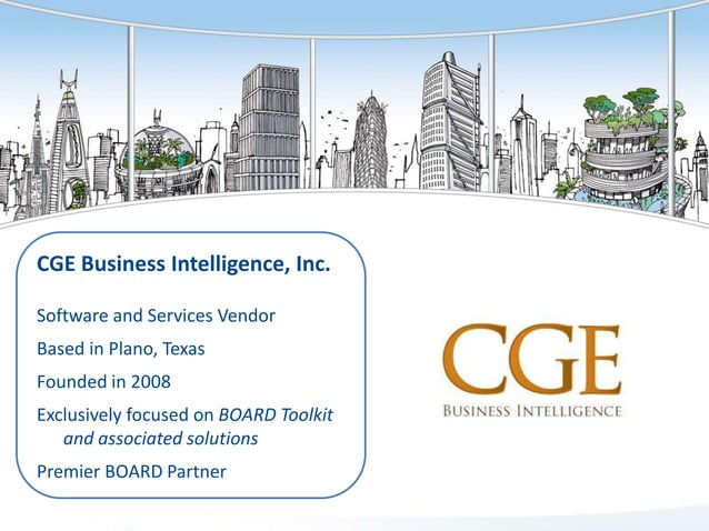 CGE-BI and BOARD Business Intelligence | PPSX