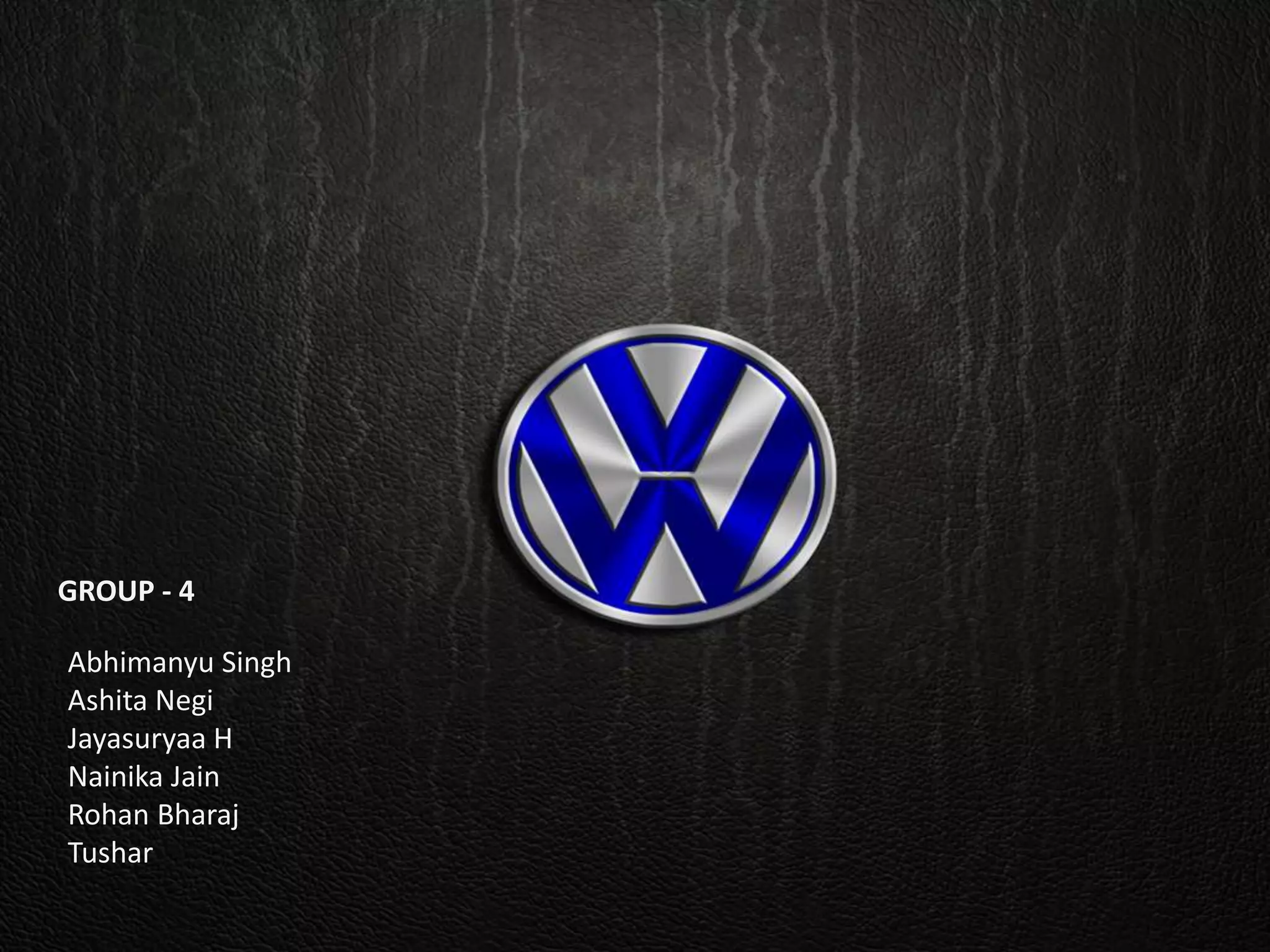 Volkswagen Emission Scandal | PPTX