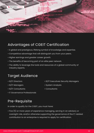 CGEIT Course Content InfosecTrain.pdf