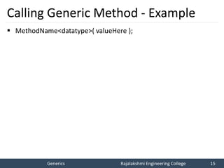 C# Generics - Computer Science and Engineering Department | PDF