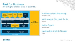 Standing Up an Effective Enterprise Data Hub -- Technology and Beyond | PPT