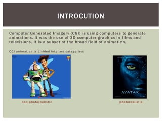 Cg film and animation presentation | PDF