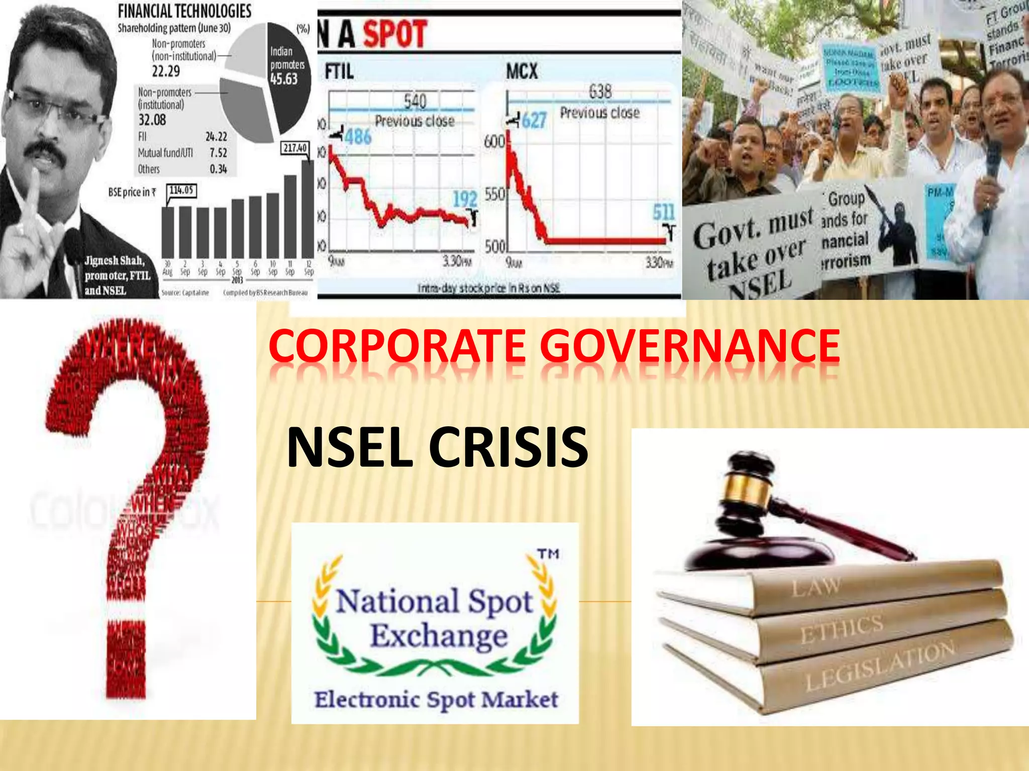 NSEL Scam - Corporate Governance PPT | PPTX