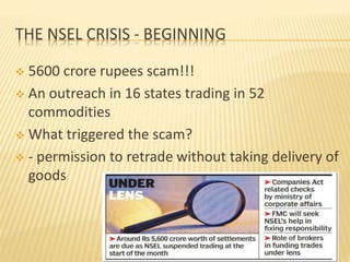 NSEL Scam - Corporate Governance PPT | PPTX