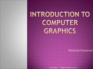 Computer Graphics | PPT