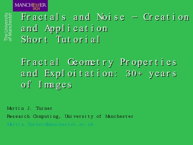 Fractal Geometry Course | PPT
