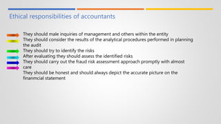 Ethics in Accounting & Auditing | PPTX