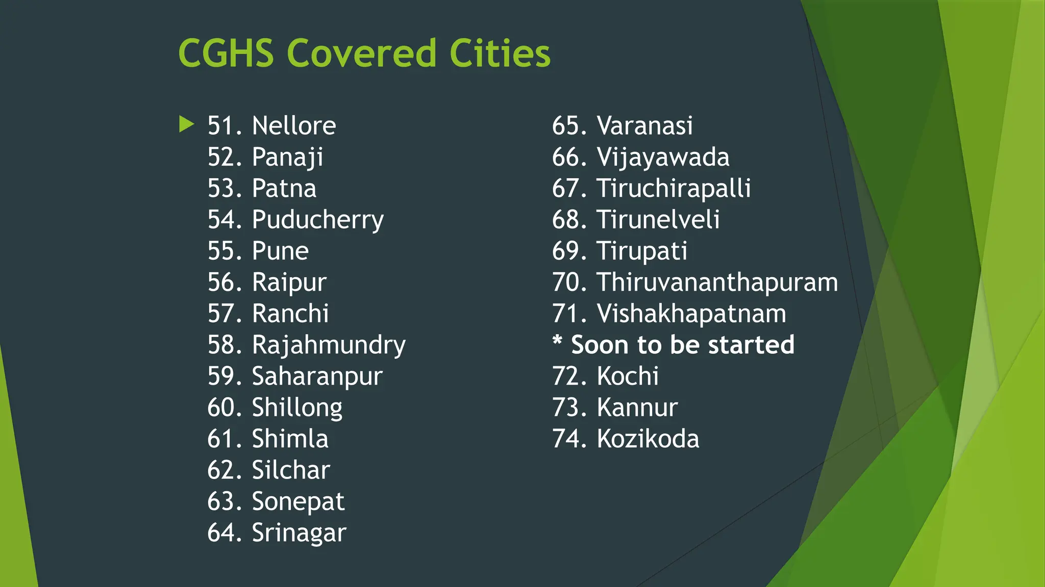 CGHS and CS (MA) Rules on medical facilities | PPTX