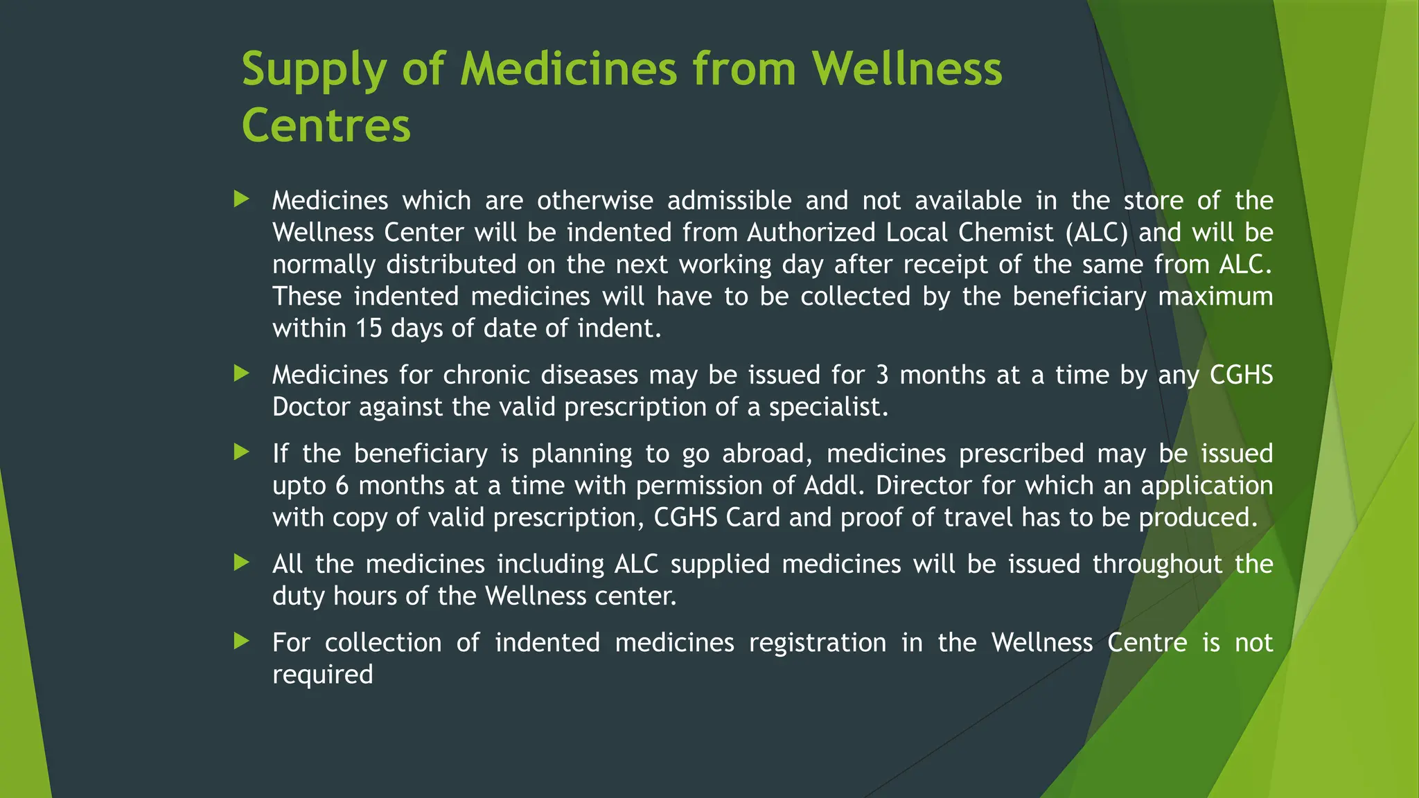 CGHS and CS (MA) Rules on medical facilities | PPTX