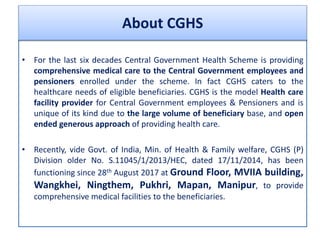 An introduction to CGHS: Central Government Health Scheme | PPTX | Life ...